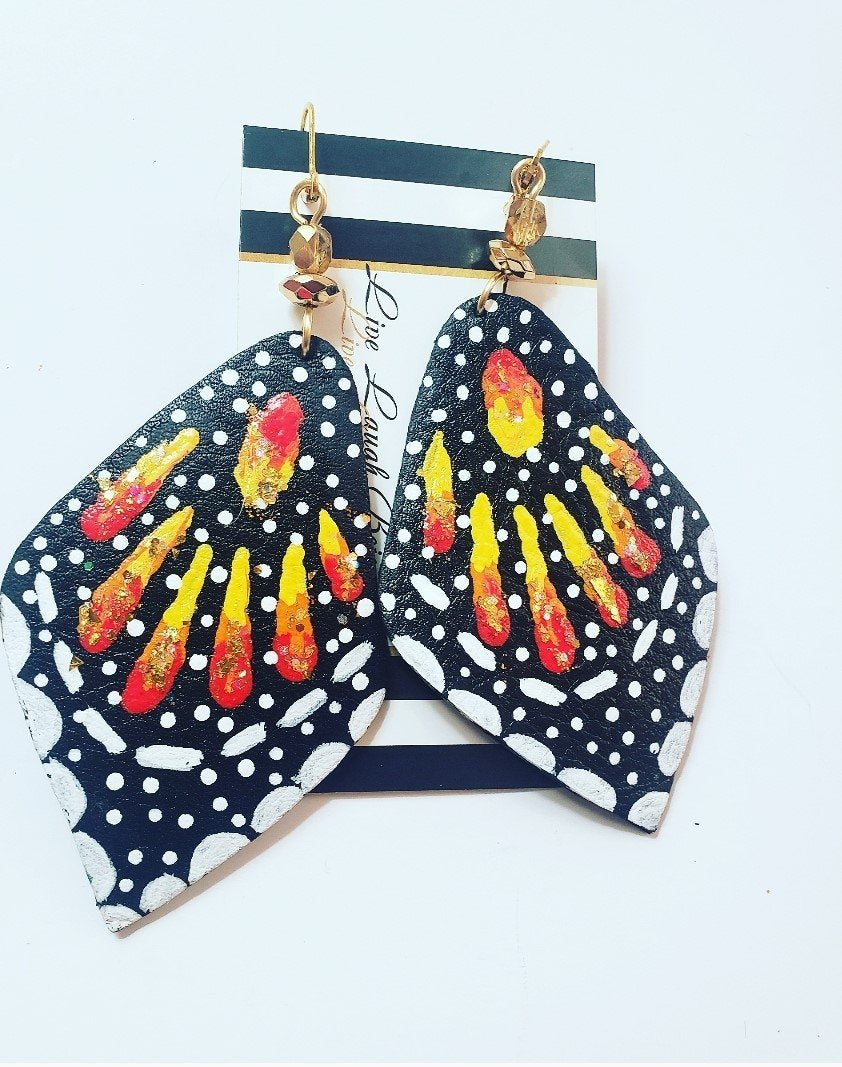 Red + Yellow + Orange Monarch Butterflies (Large) - Style 3 – Live ...